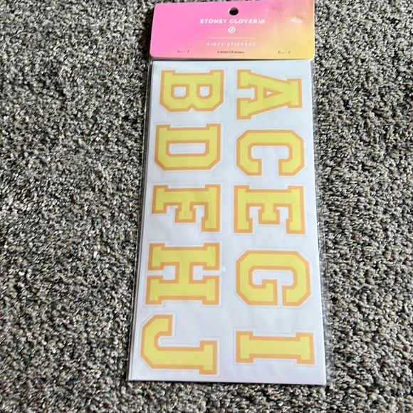 Stoney Clover Lane | Office | Stoney Clover Lane Yellow Alphabet Vinyl ...